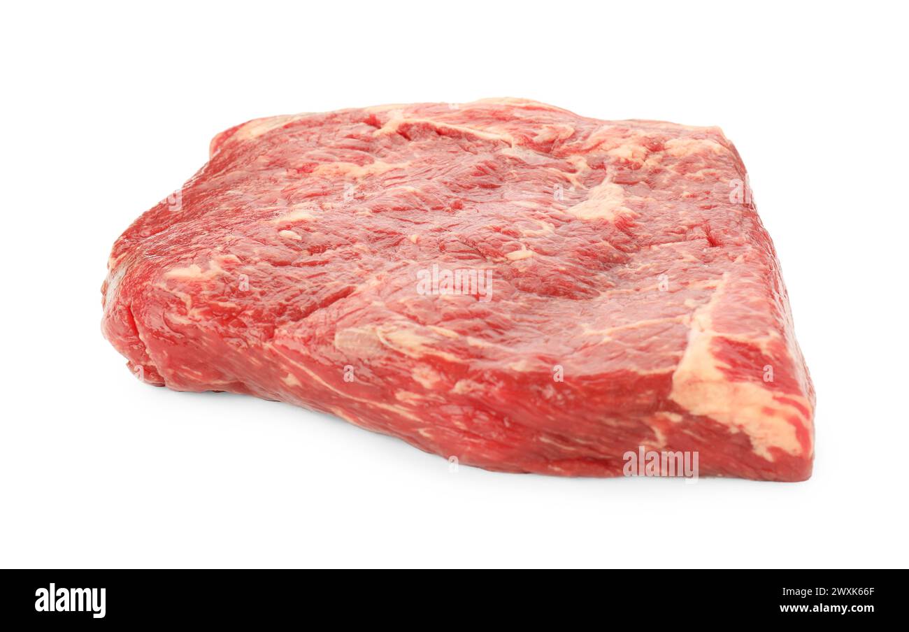 Fresh raw beef cut isolated on white Stock Photo - Alamy