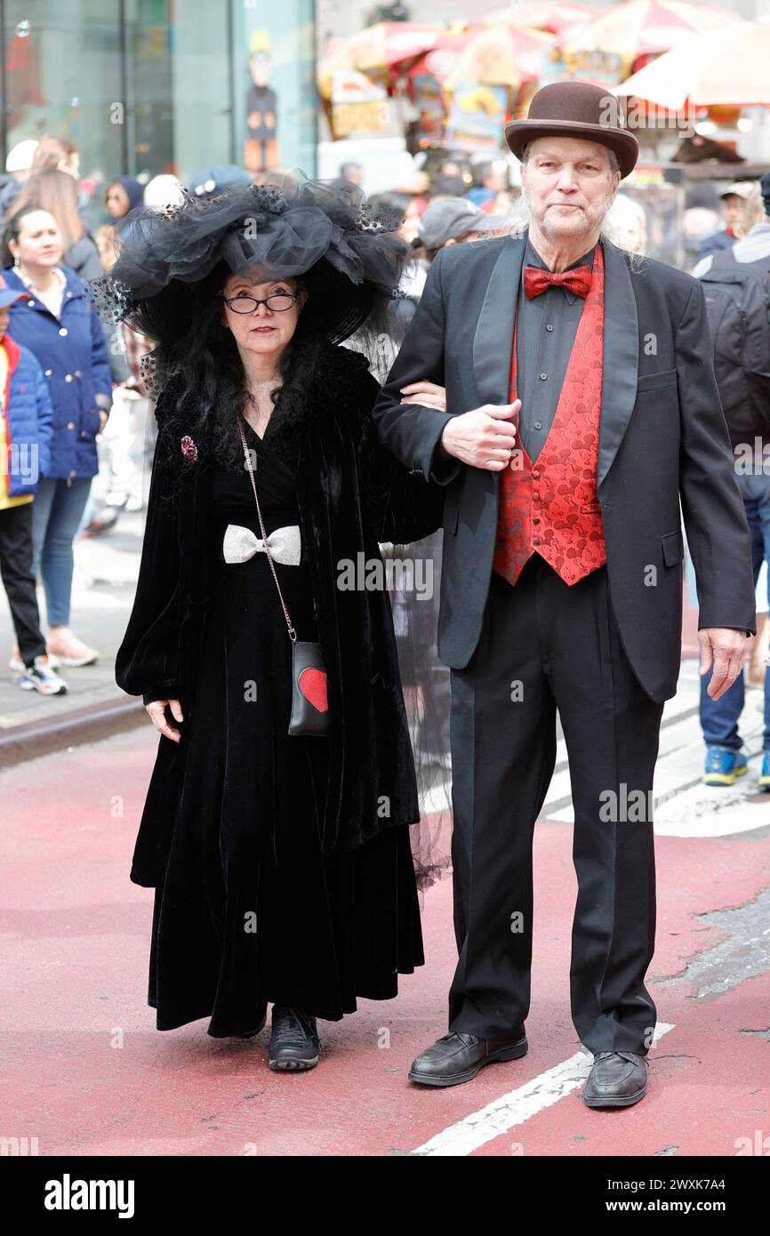 Fifth Avenue, New York, USA, March 31, 2024 - Thousands of peoples ...