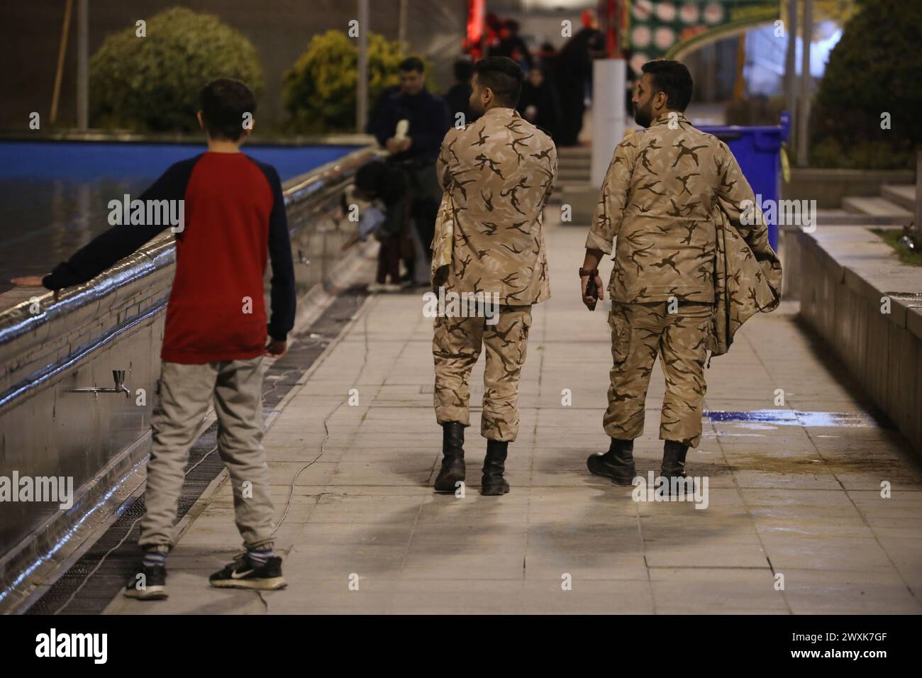 Tehran, Iran. Tehran, Iran. 31st Mar, 2024. Two Iranian Islamic ...