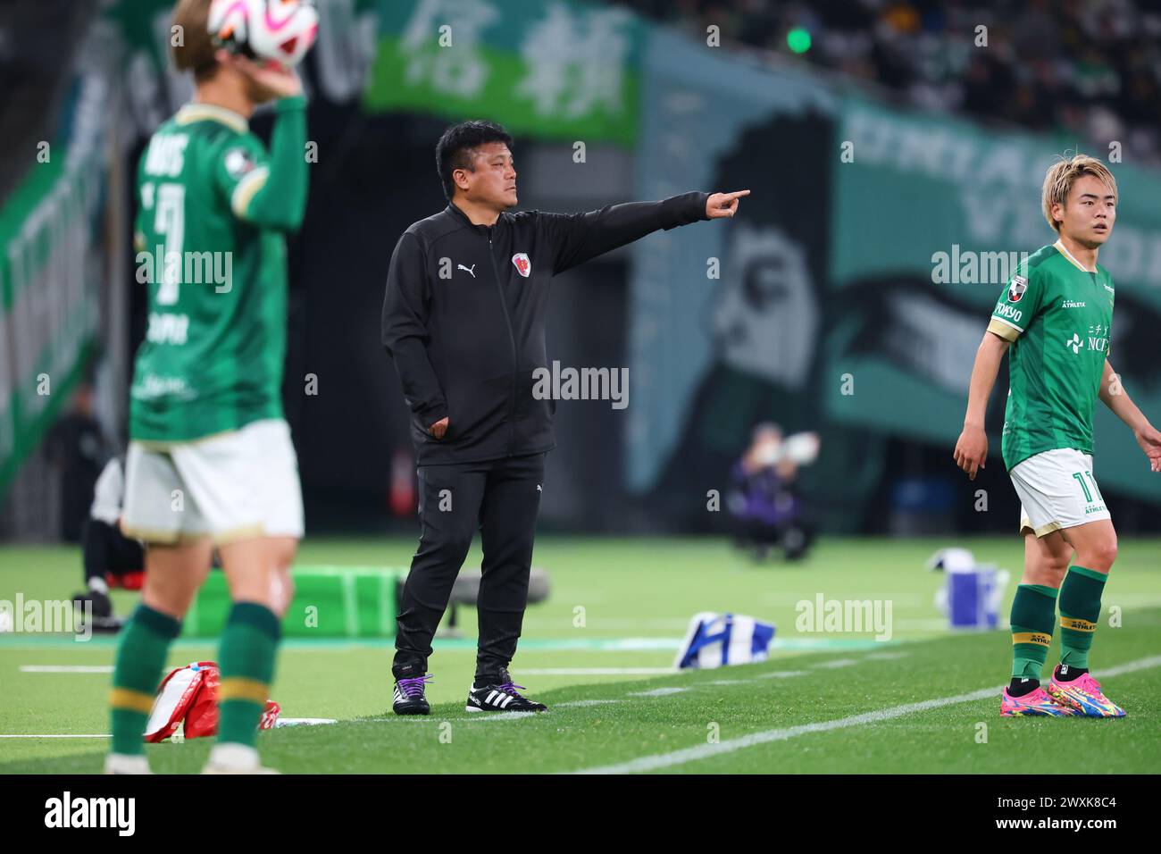 Tokyo, Japan. 29th Mar, 2024. Cho Kwi Jae head coach (Sanga) Football/Soccer : 2024 J1 League ...