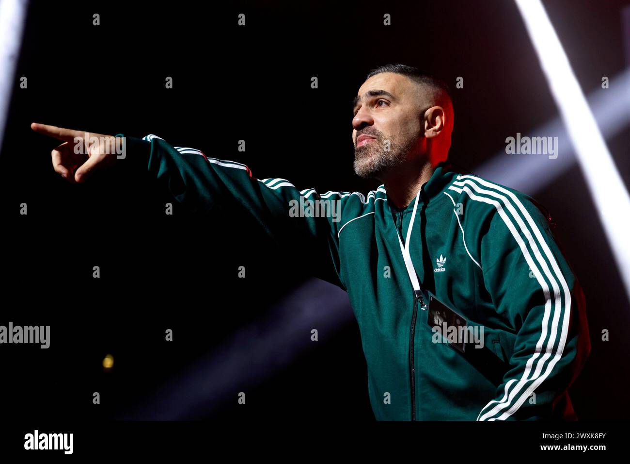 Rapper Bushido bei seinem Auftritt im Rahmen der Tour König für immer ...