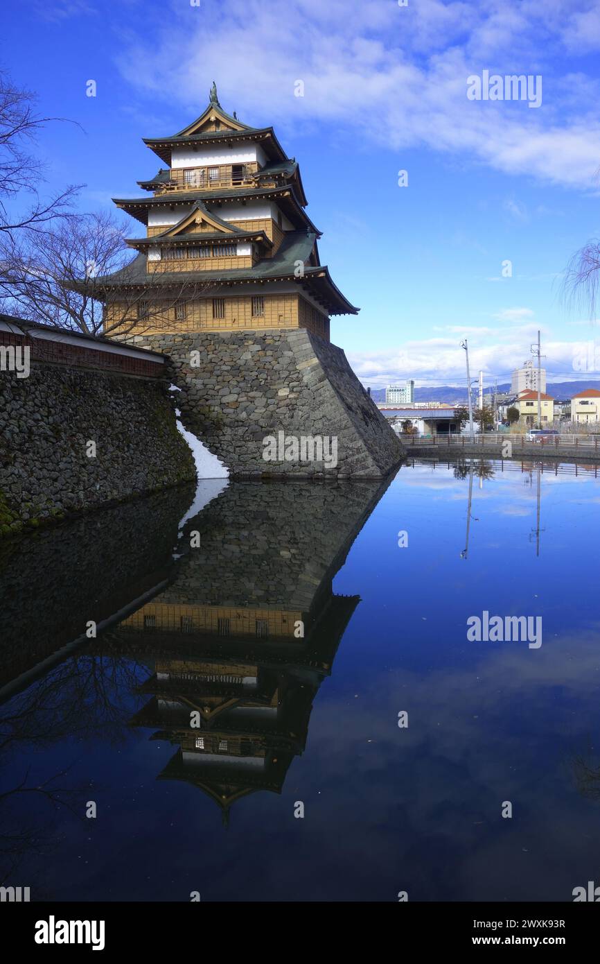 Takashima Castle of Suwa City, Nagano, Japan Stock Photo - Alamy