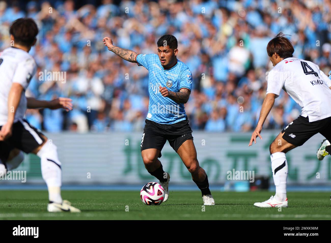 Uvance Todoroki Stadium by Fujitsu, Kanagawa, Japan. 30th Mar, 2024 ...