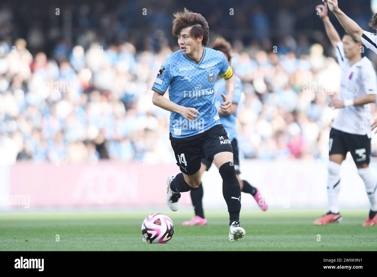 Uvance Todoroki Stadium by Fujitsu, Kanagawa, Japan. 30th Mar, 2024 ...