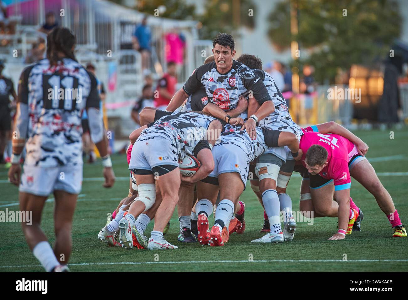 Fort Lauderdale, FL, USA. 31st March 2024. Miami Sharks v San Diego ...