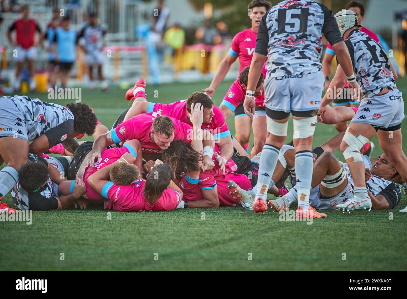 Fort Lauderdale, FL, USA. 31st March 2024. Miami Sharks v San Diego ...