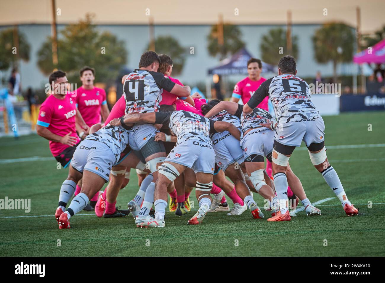 Fort Lauderdale, FL, USA. 31st March 2024. Miami Sharks v San Diego ...