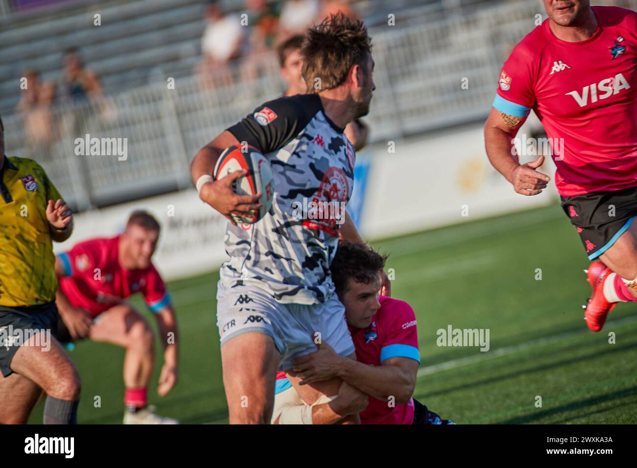 Fort Lauderdale, FL, USA. 31st March 2024. Miami Sharks v San Diego ...