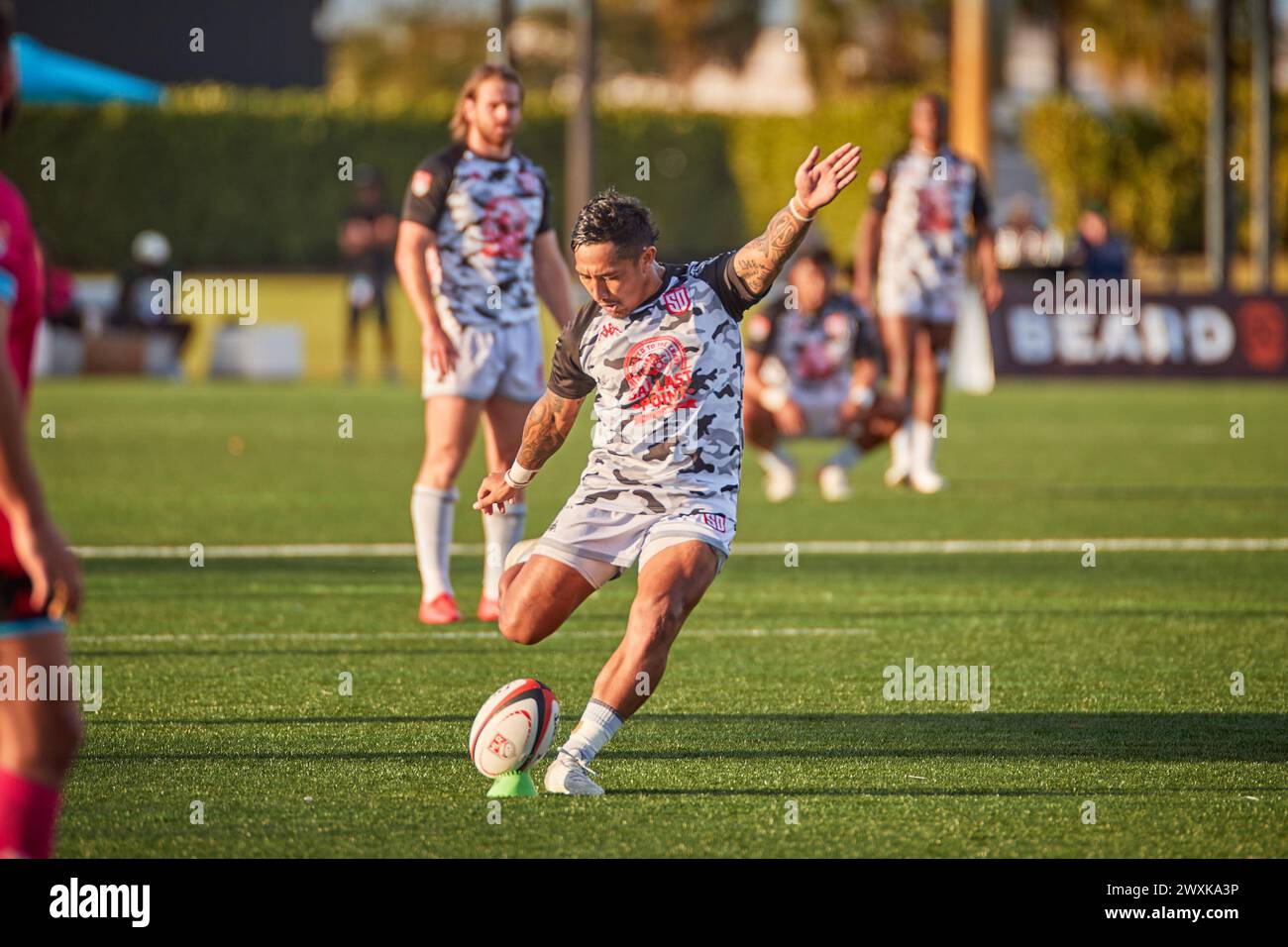 Fort Lauderdale, FL, USA. 31st March 2024. Miami Sharks v San Diego ...