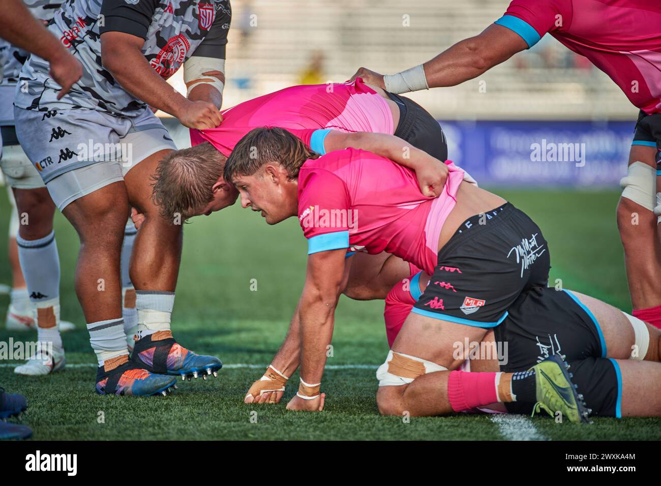 Fort Lauderdale, FL, USA. 31st March 2024. Miami Sharks v San Diego ...