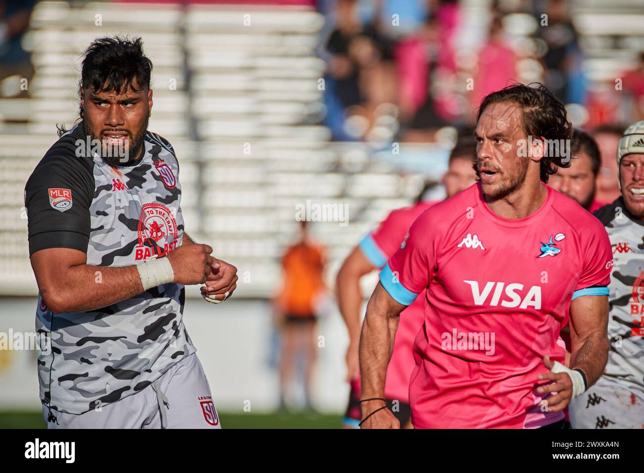Fort Lauderdale, FL, USA. 31st March 2024. Miami Sharks v San Diego ...