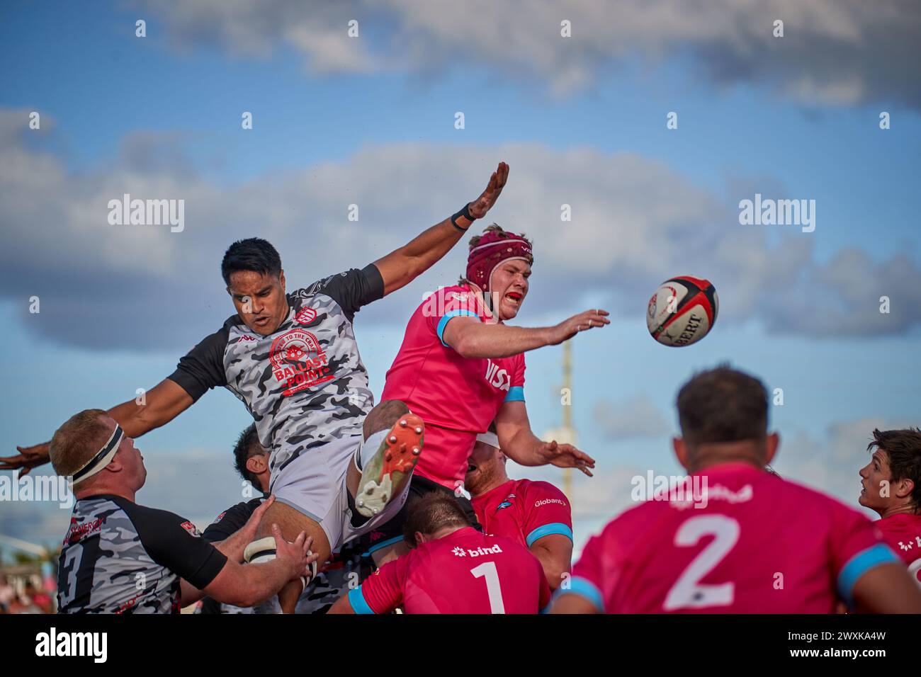 Fort Lauderdale, FL, USA. 31st March 2024. Miami Sharks v San Diego ...