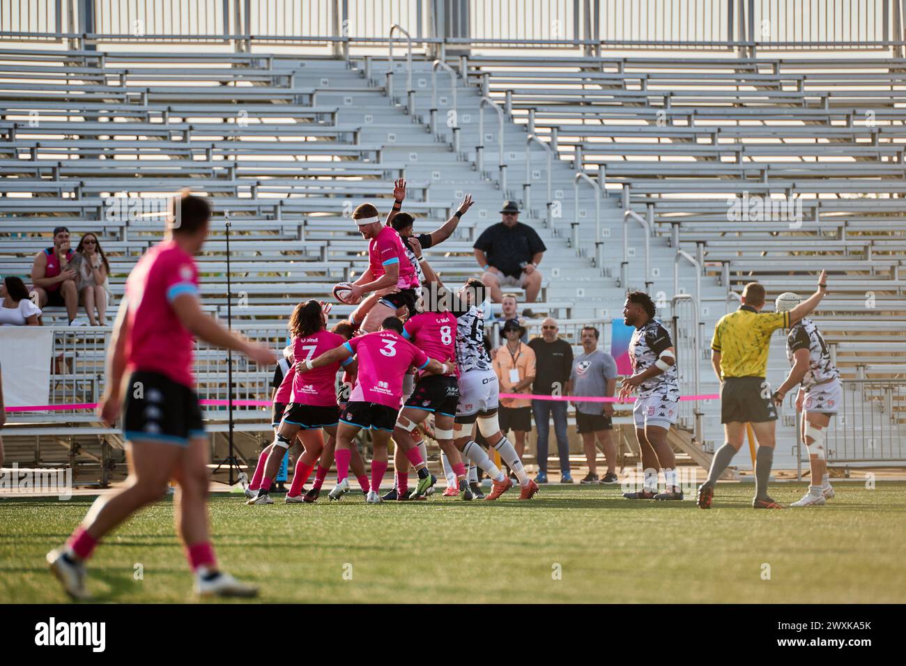 Fort Lauderdale, FL, USA. 31st March 2024. Miami Sharks v San Diego ...