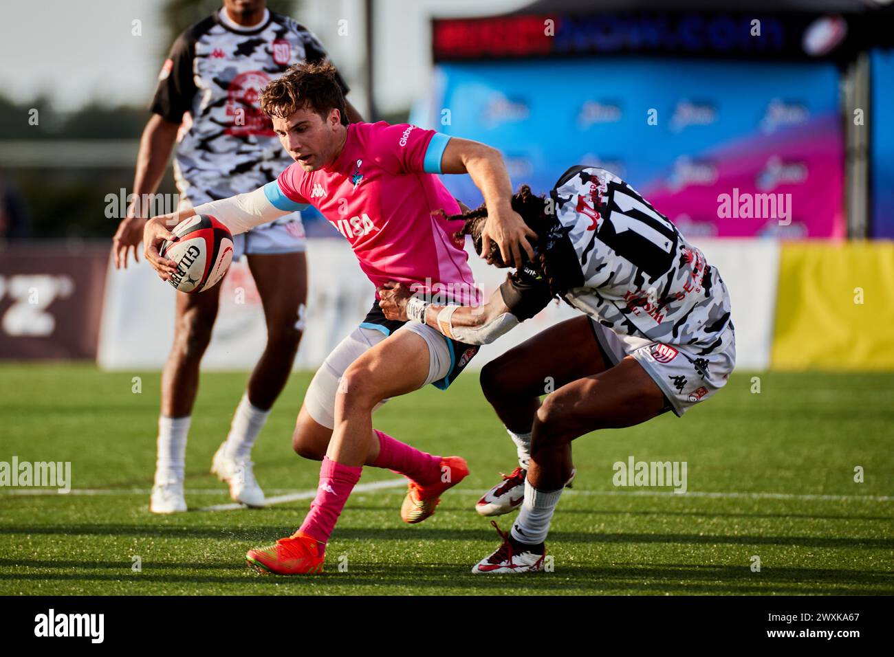 Fort Lauderdale, FL, USA. 31st March 2024. Miami Sharks v San Diego ...