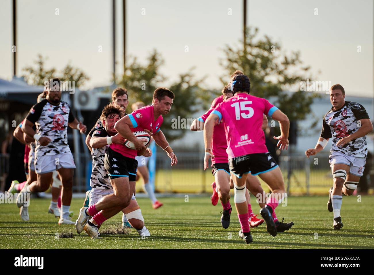 Fort Lauderdale, FL, USA. 31st March 2024. Miami Sharks v San Diego ...