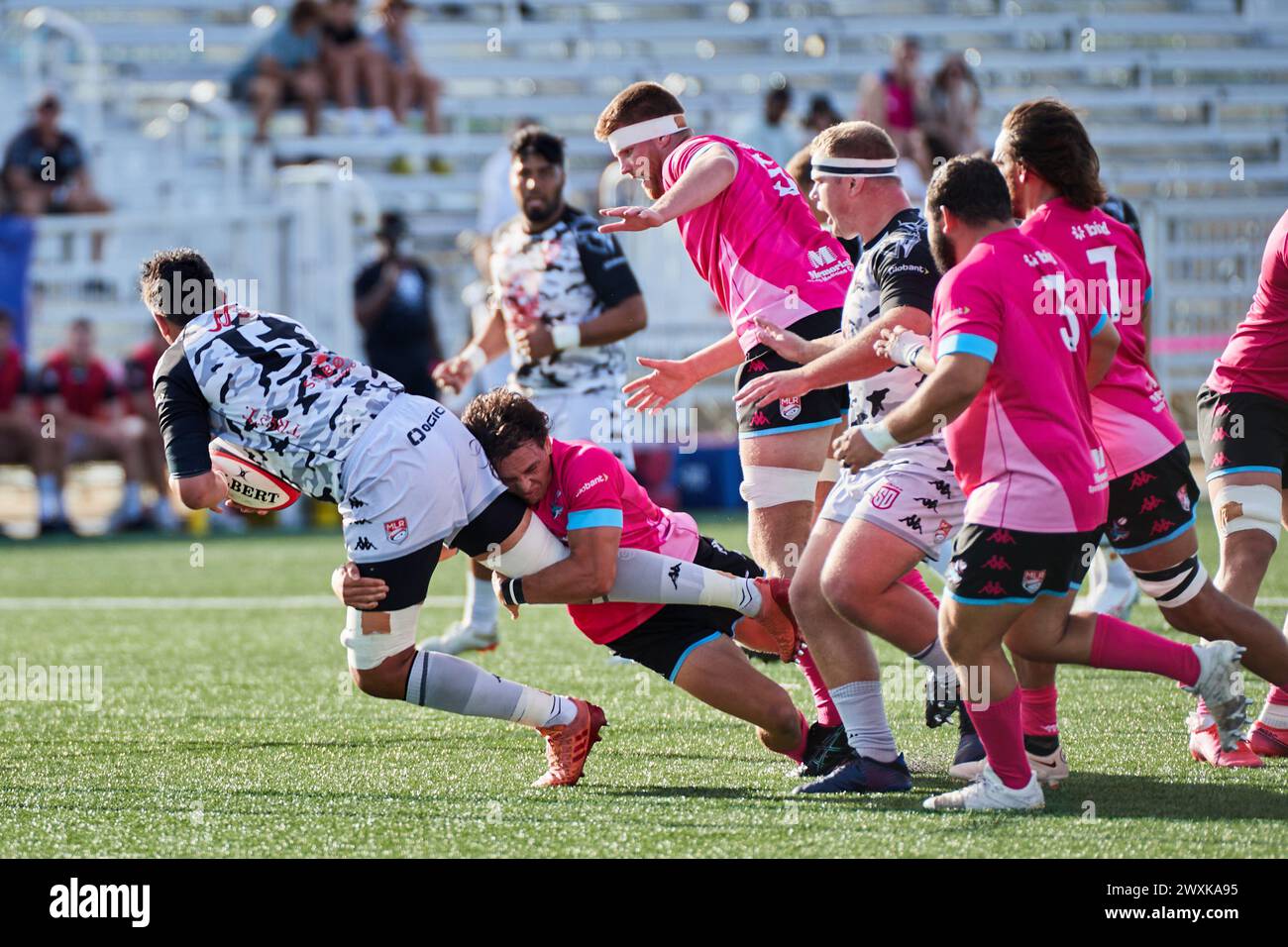Fort Lauderdale, FL, USA. 31st March 2024. Miami Sharks v San Diego ...