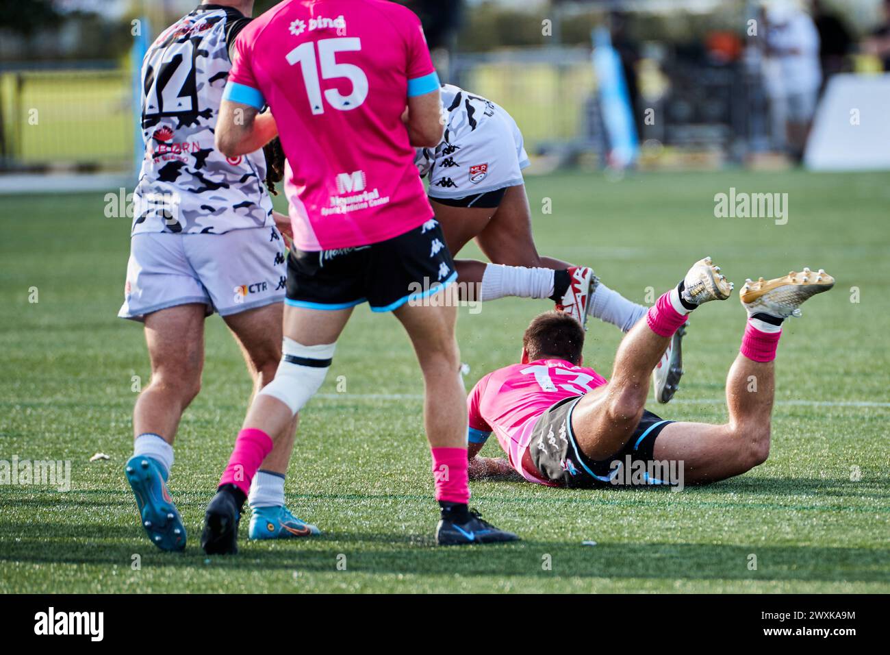 Fort Lauderdale, FL, USA. 31st March 2024. Miami Sharks v San Diego ...
