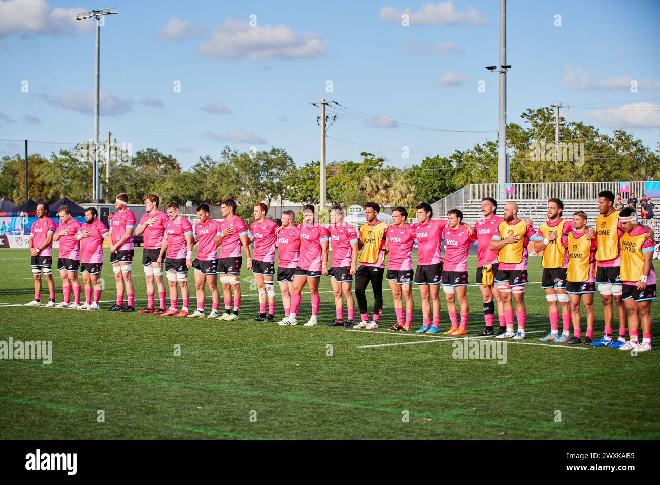 Fort Lauderdale, FL, USA. 31st March 2024. Miami Sharks v San Diego ...