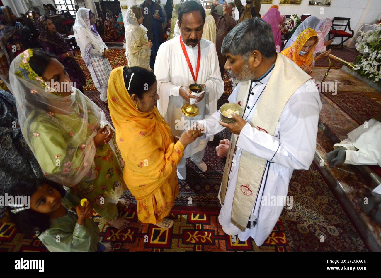 Peshawar, Peshawar, Pakistan. 31st Mar, 2024. Christians in Pakistan ...