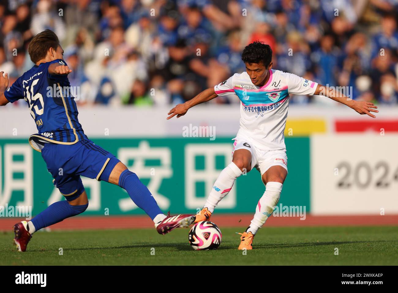 Machida Gion Stadium, Tokyo, Japan. 30th Mar, 2024. Akito Fukuta (Sagan), MARCH 30, 2024 ...