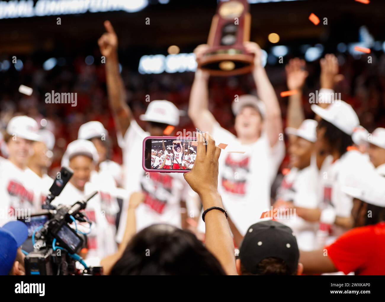 Ncaa basketball trophy hi-res stock photography and images - Alamy