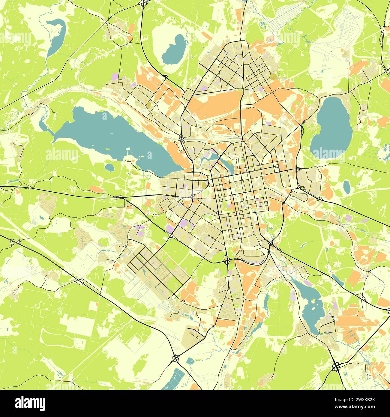 City master plan sketch Stock Vector Images - Alamy