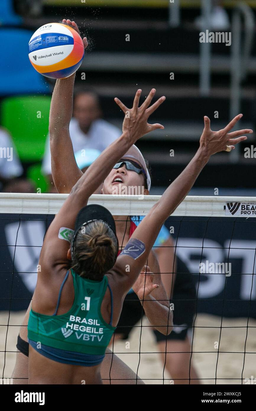 2024 beach volleyball world tour challenge hi-res stock photography and ...