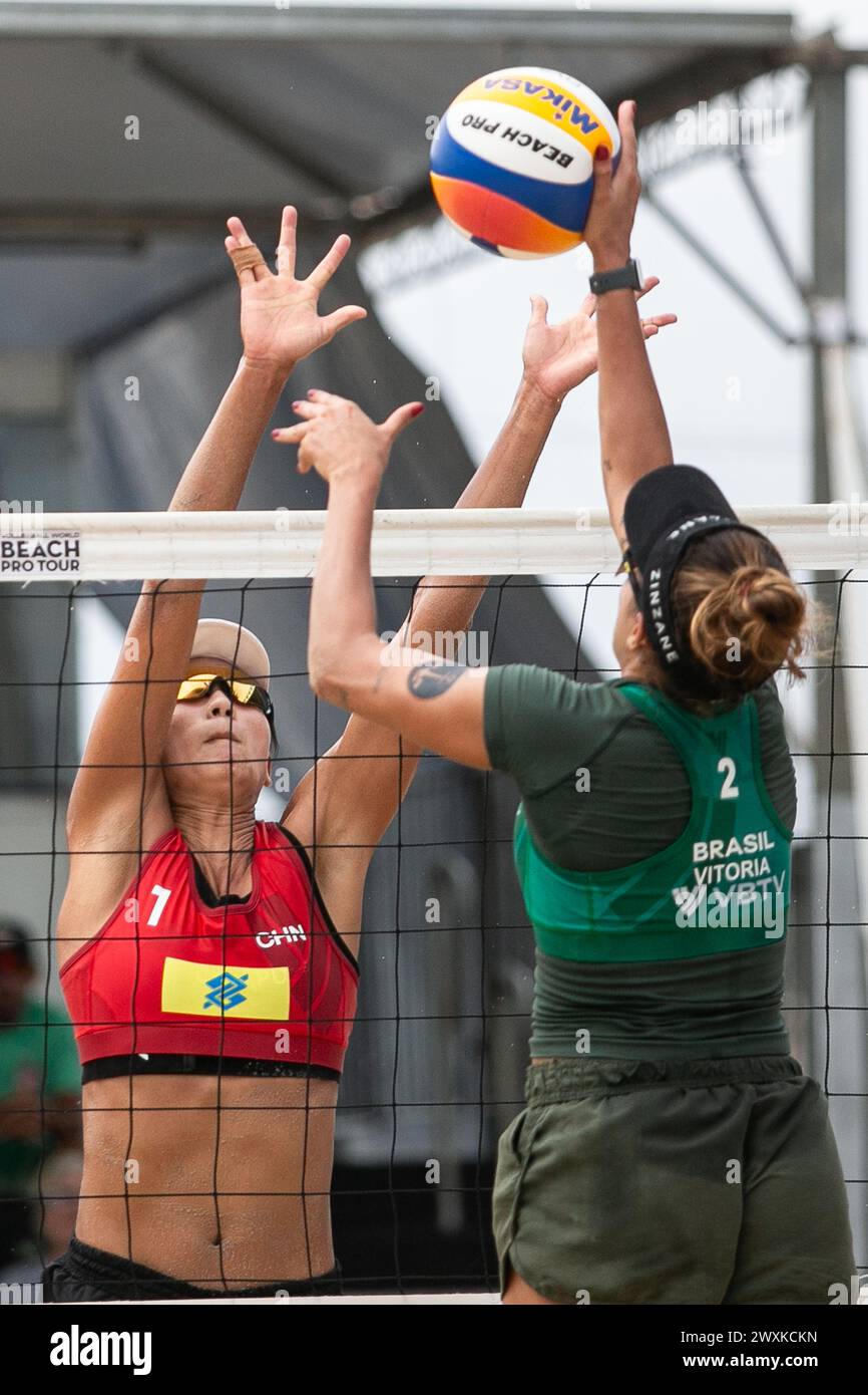 2024 beach volleyball world tour challenge hi-res stock photography and ...
