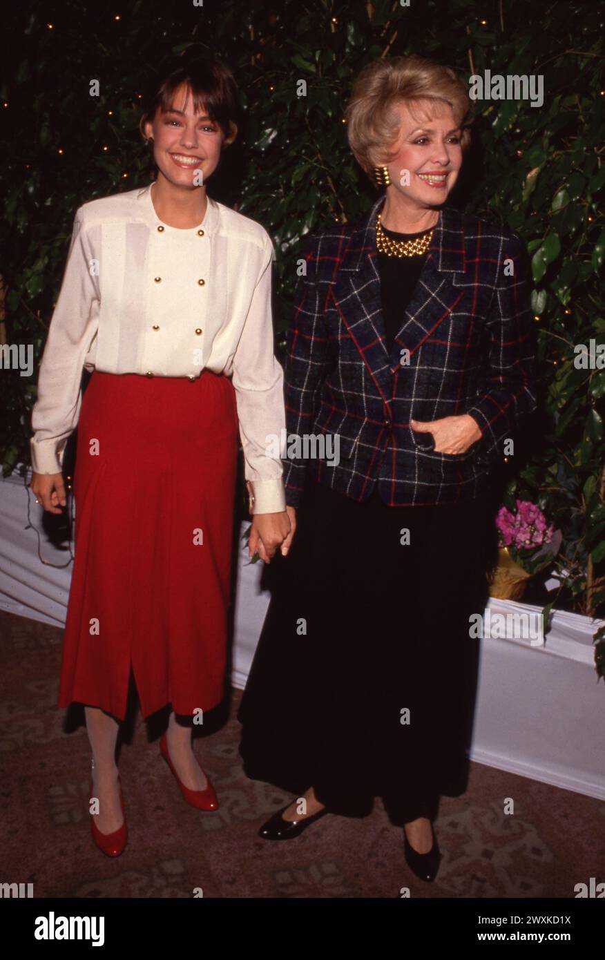 Barbara Rush and daughter Claudia Circa 1980's Credit: Ralph Dominguez ...