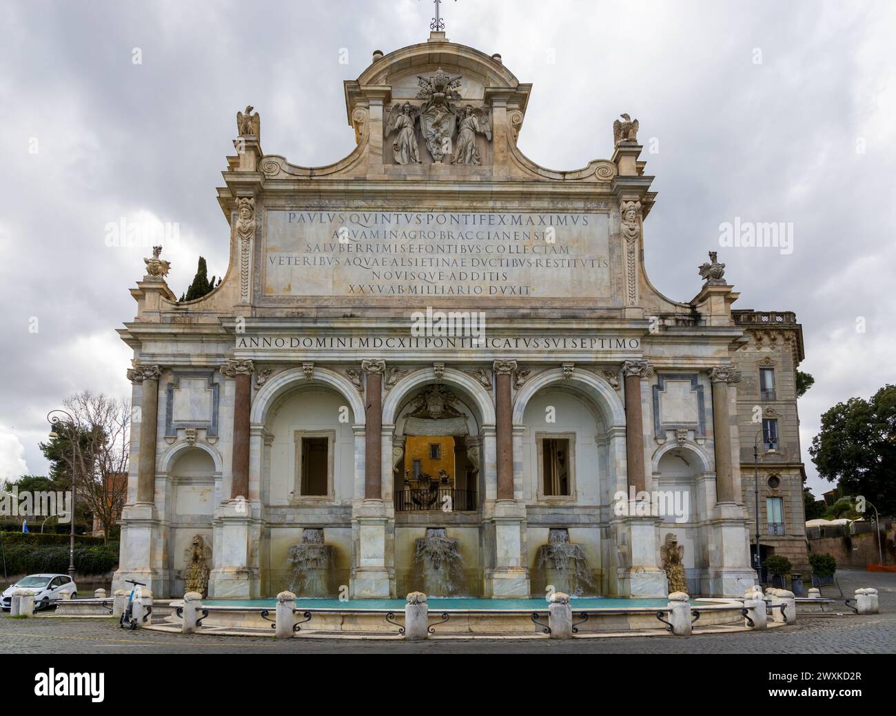 The Fontana dell'Acqua Paola (Il Fontanone, The big fountain), a ...
