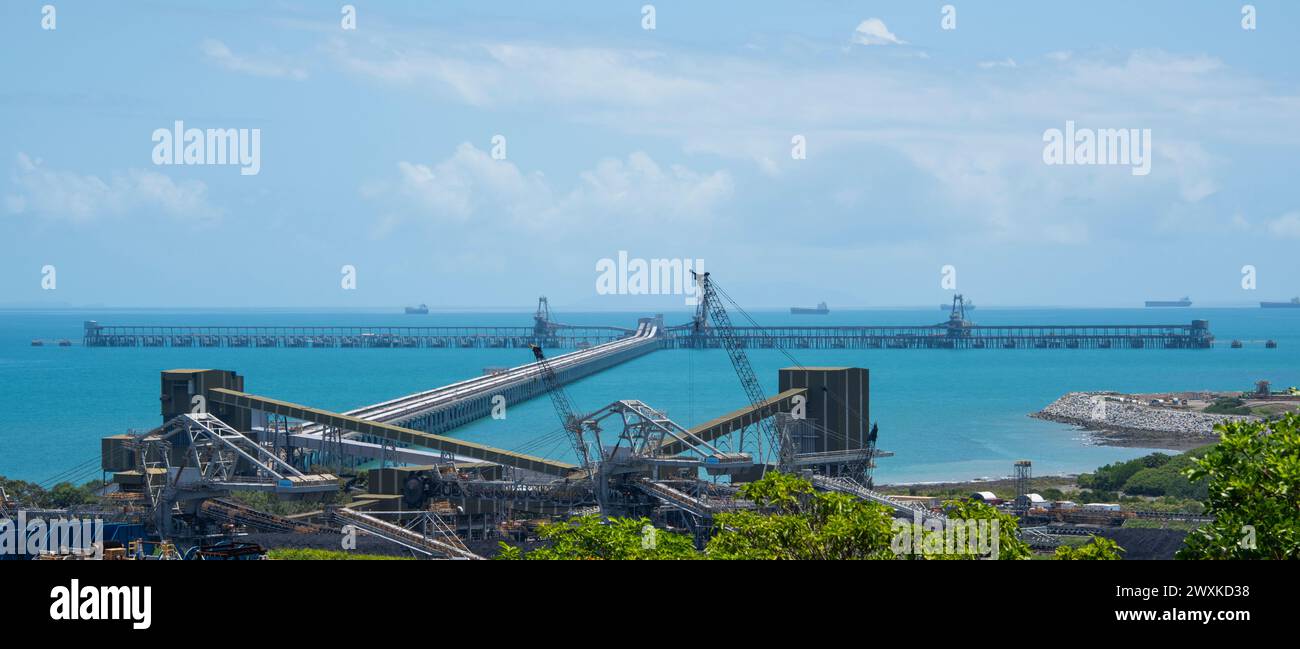 Two coal terminals at the port, Hay Point Coal Terminal (HPCT) and ...