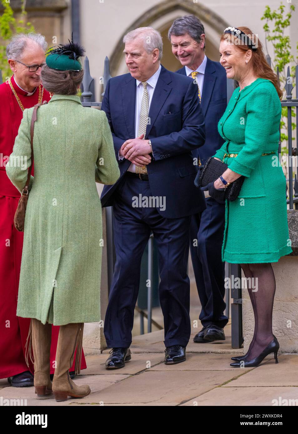 Windsor, England. UK. 31 March, 2024. Prince Andrew, Duke of York, Vice ...