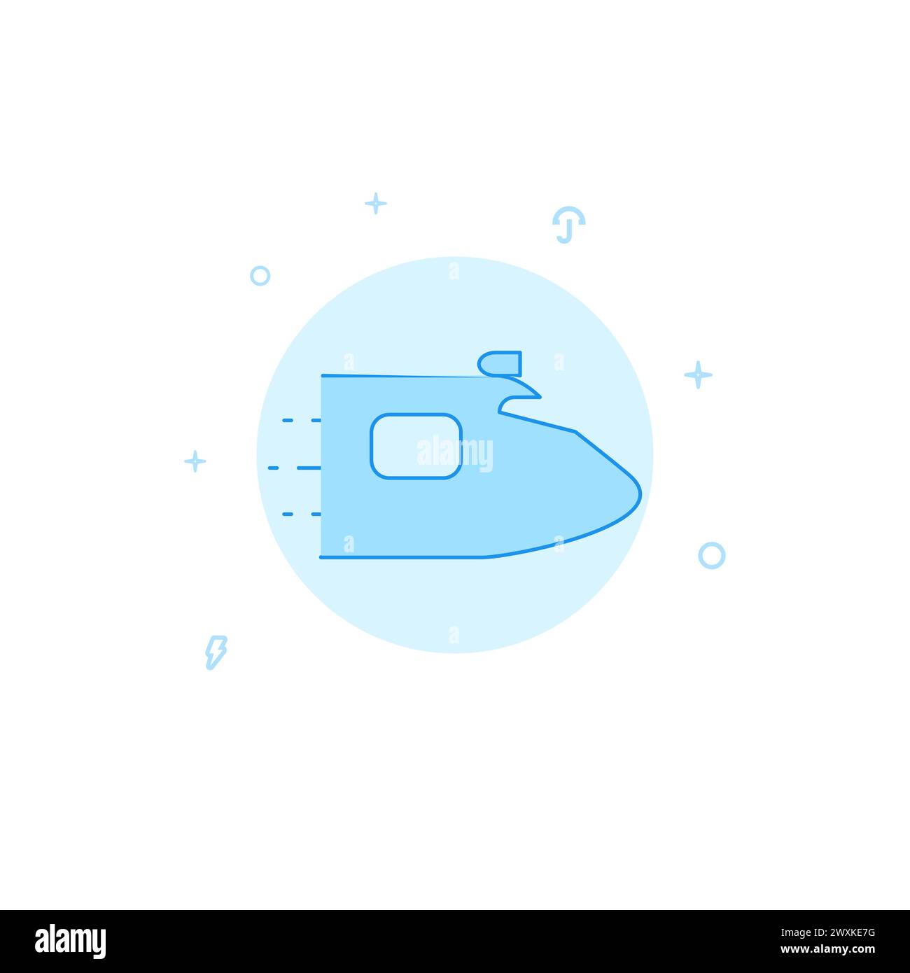 High speed train icon outline Cut Out Stock Images & Pictures - Alamy
