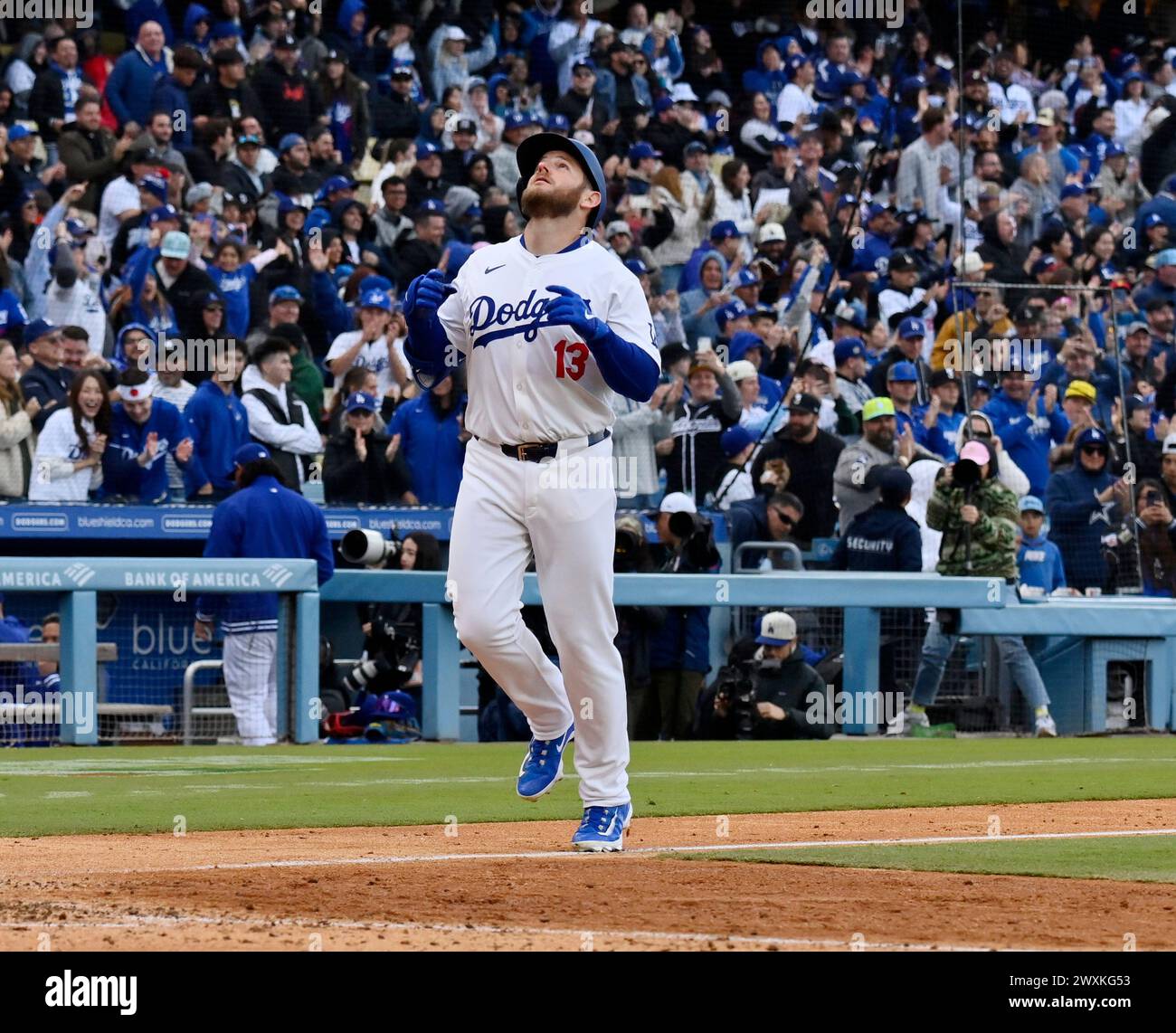 Los Angeles, United States. 31st Mar, 2024. Los Angeles Dodgers 3rd ...