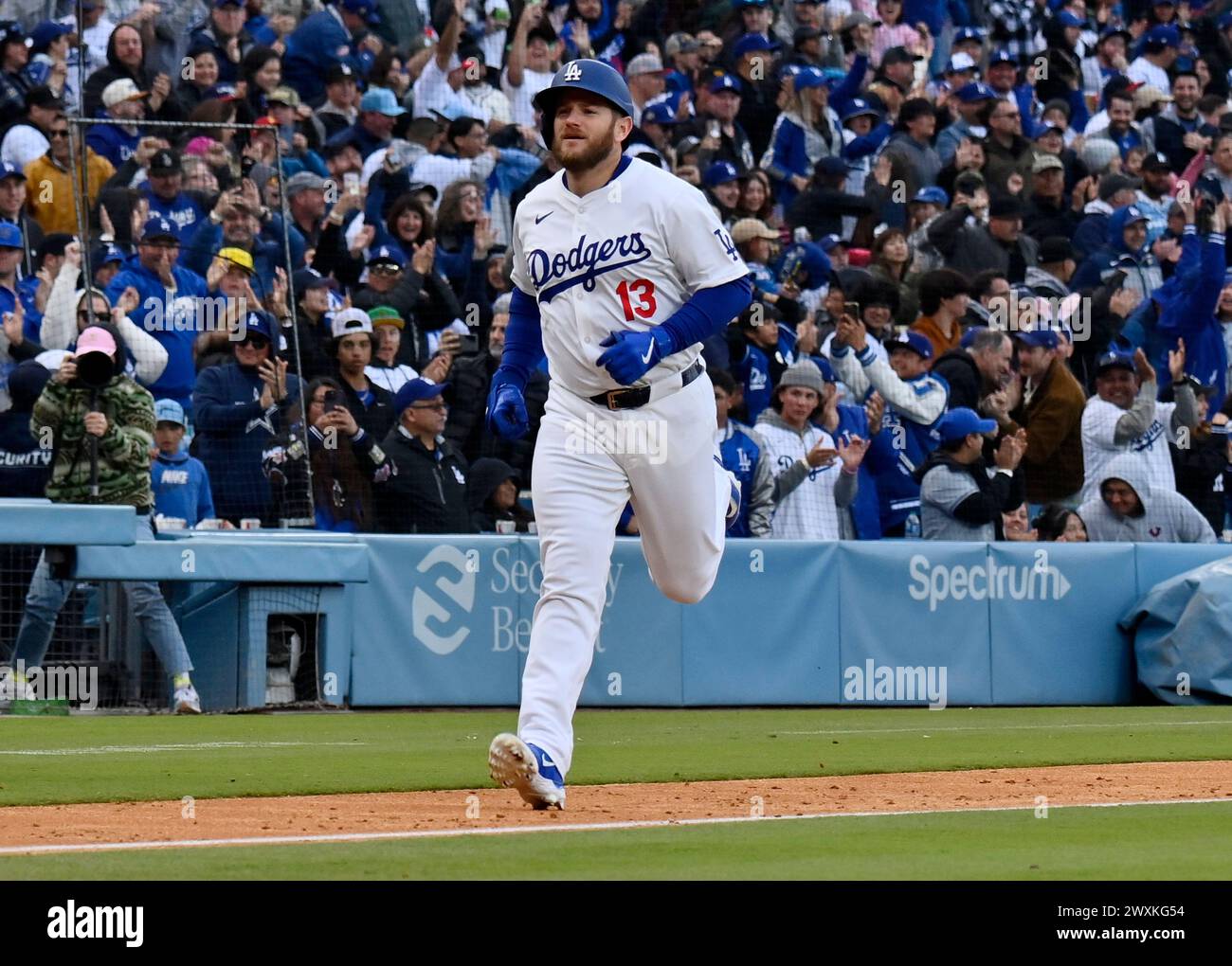 Los Angeles, United States. 31st Mar, 2024. Los Angeles Dodgers 3rd ...