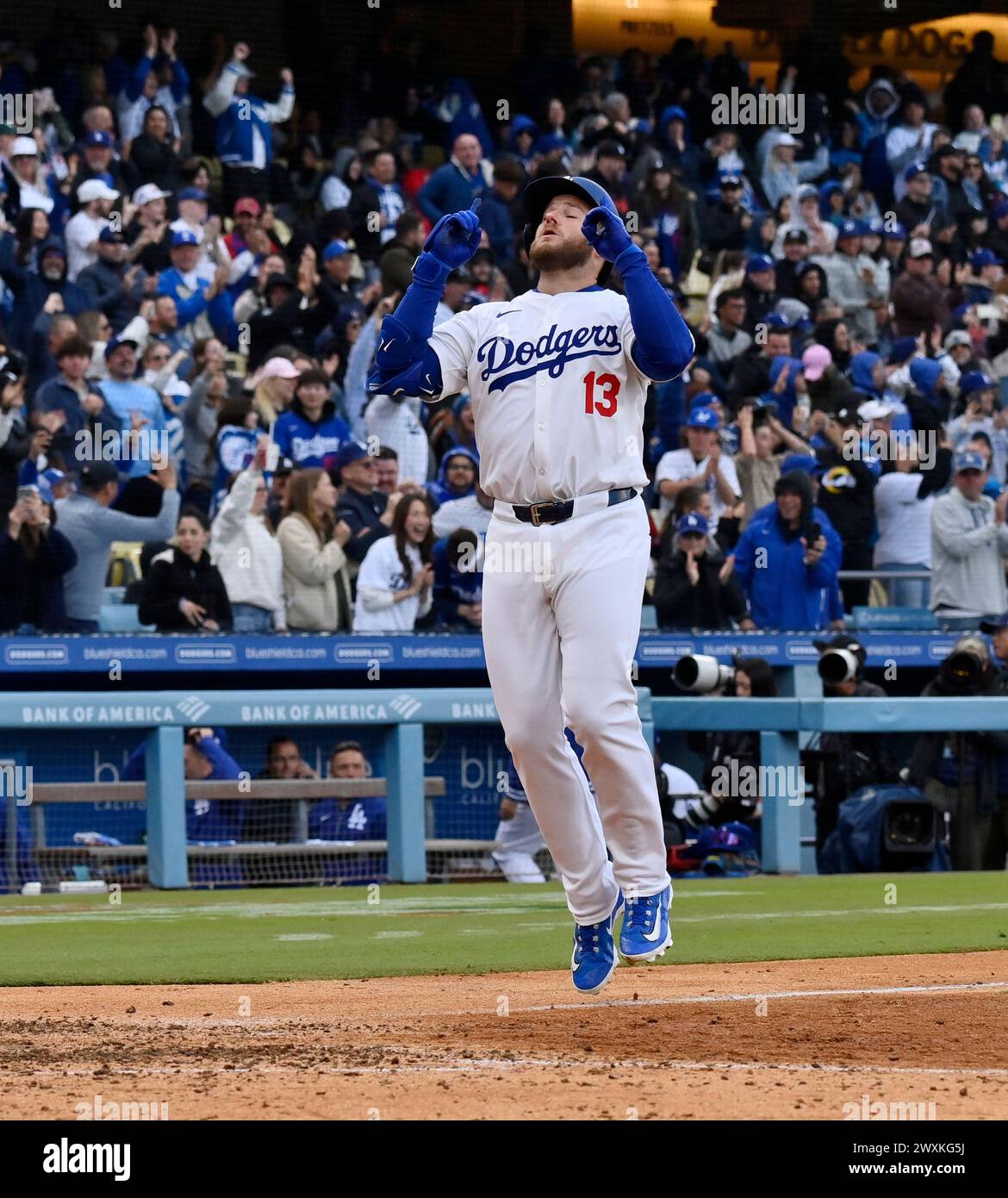 Los Angeles, United States. 31st Mar, 2024. Los Angeles Dodgers 3rd ...