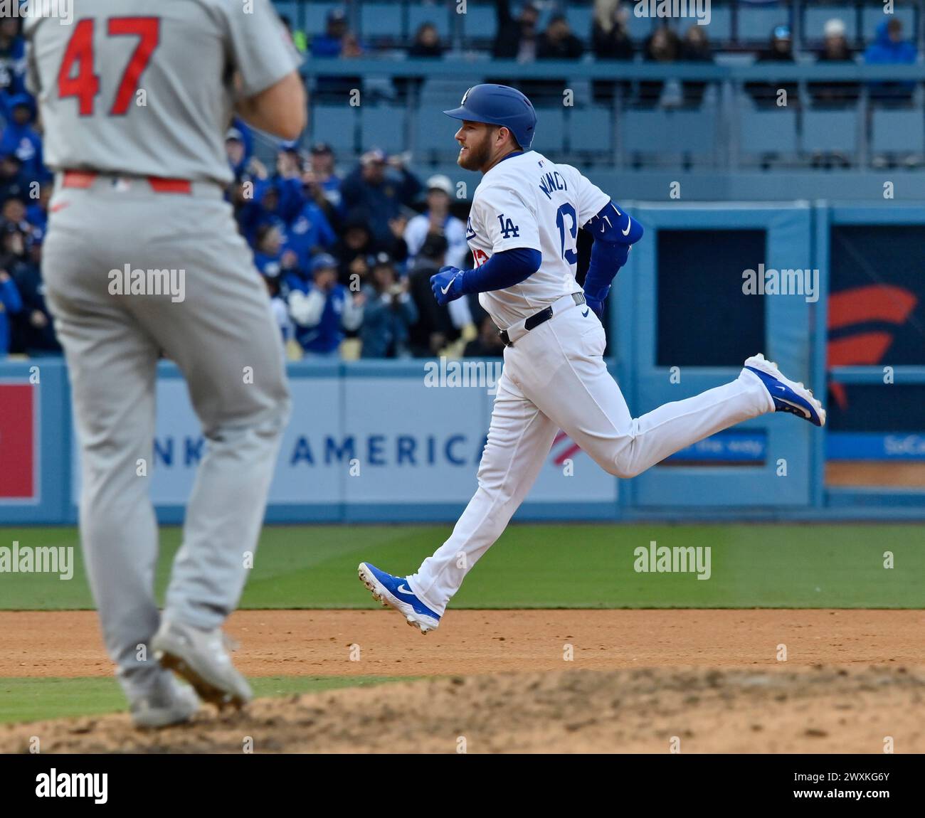 Los Angeles, United States. 31st Mar, 2024. Los Angeles Dodgers 3rd ...