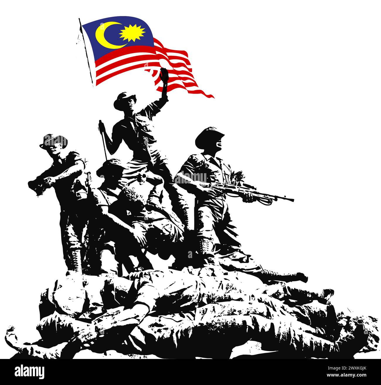 Malaysia National Monument Vector Stock Vector Image & Art - Alamy