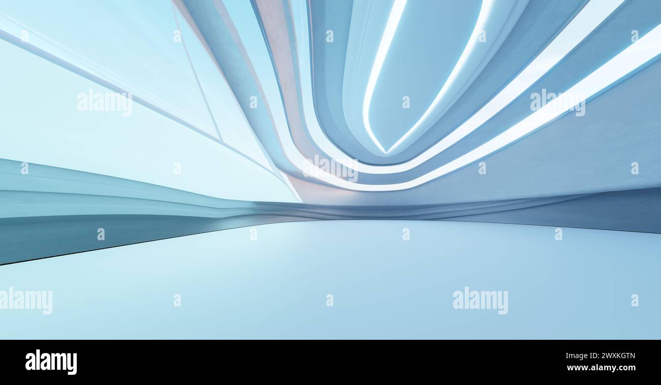 Captivating futuristic abstract ceiling architecture with modern design ...