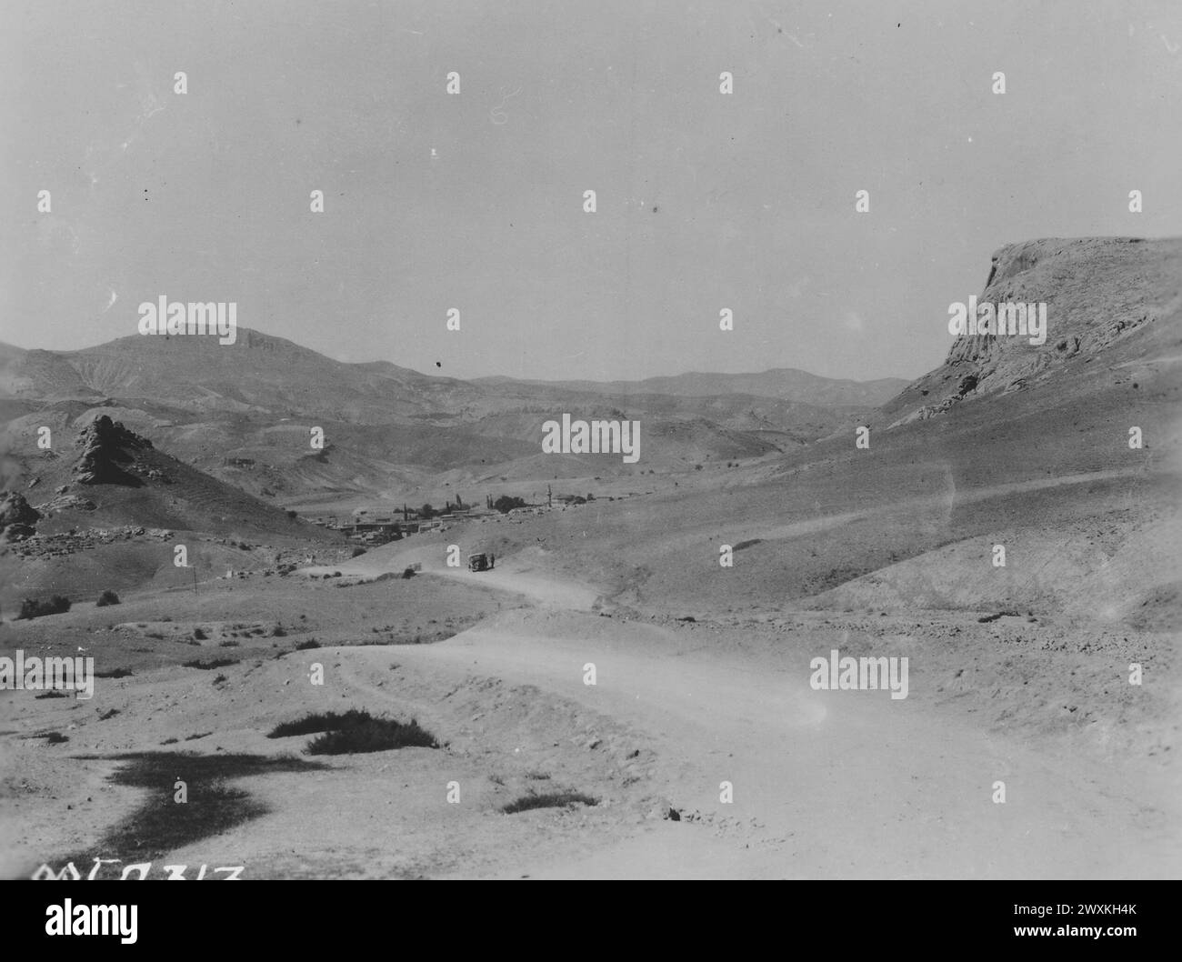 Showing town of Hassan Chelebi, Turkey, and the surrounding country ca ...