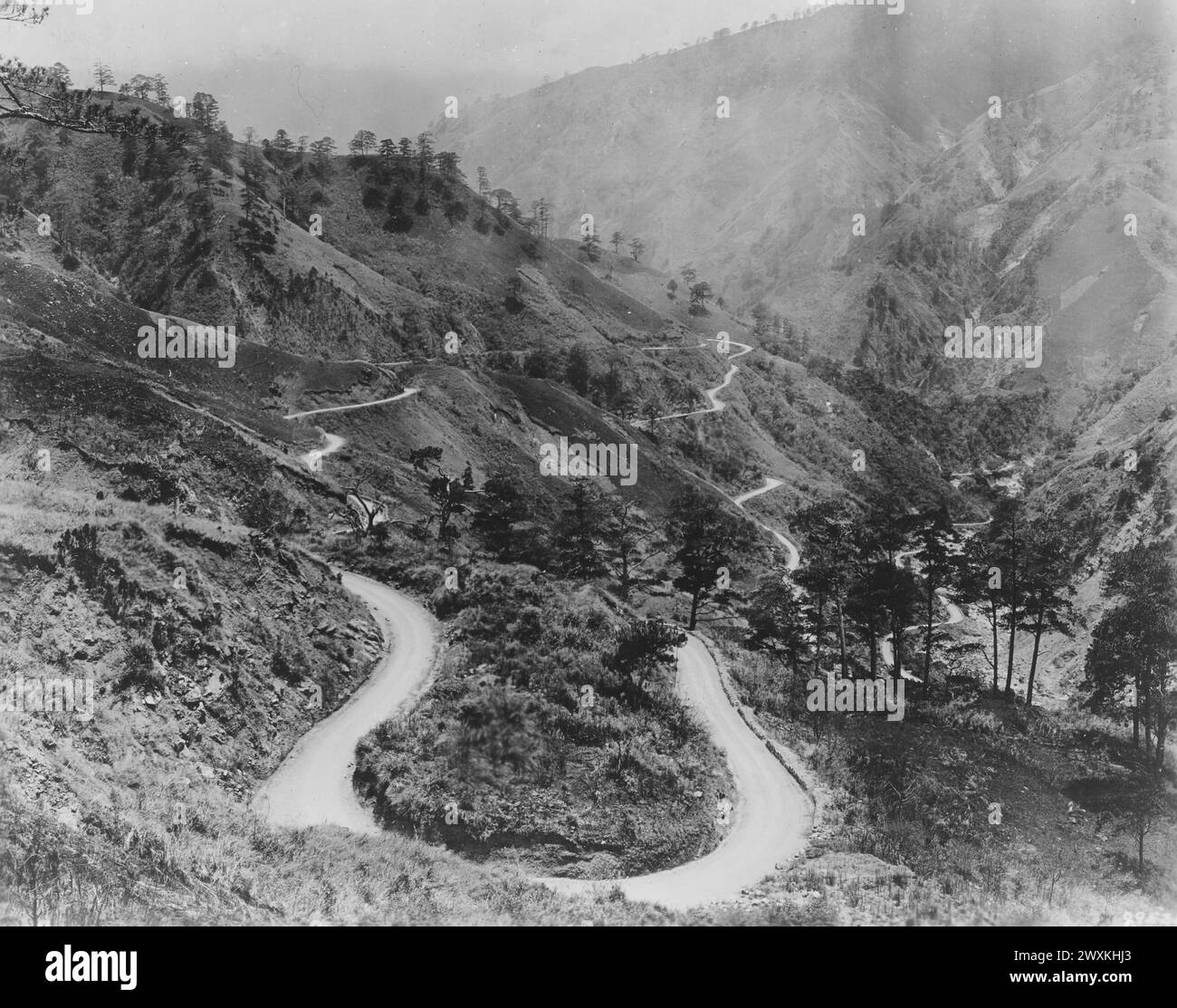 The Benguet Trail, Mountain Province, Philippines Islands ca. 1925-1935 ...
