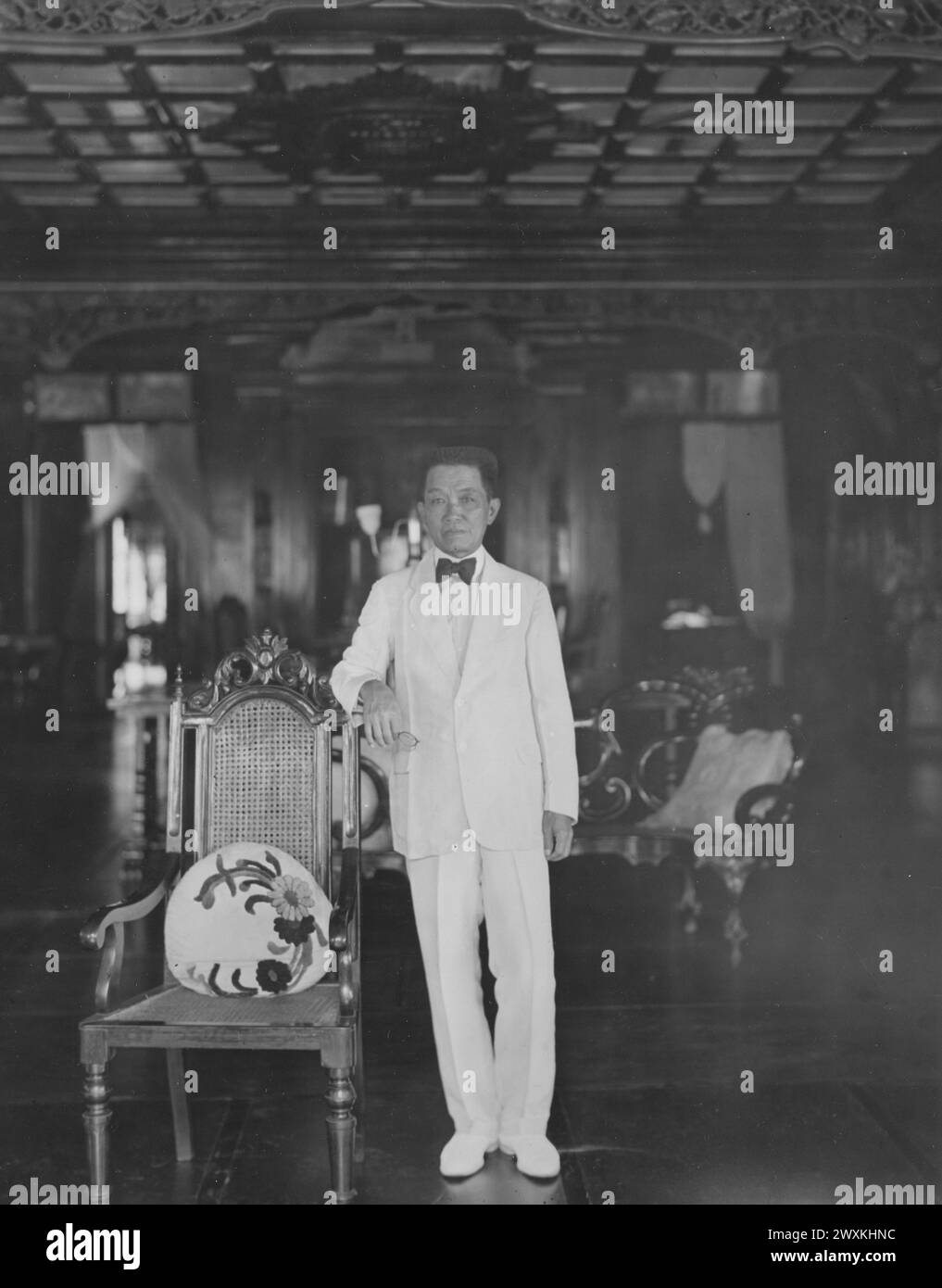 Taken in the home of General Emilio Aguinaldo at Kawit, Cavite ...