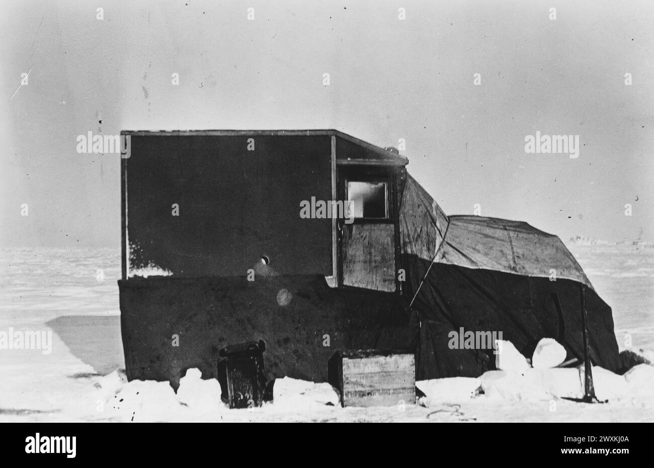 Point Barrow, Alaska. View of the Roaring Boring Alice truck ca. 1930s ...