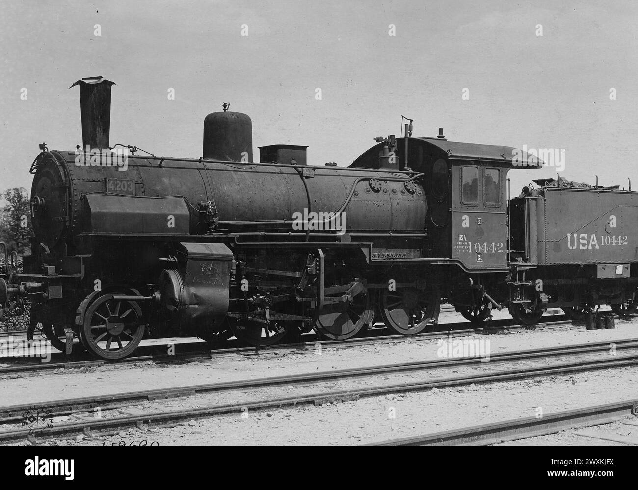 German locomotive, Class C. U.S. 10442. Is sur Tille, France ca. 1919 ...