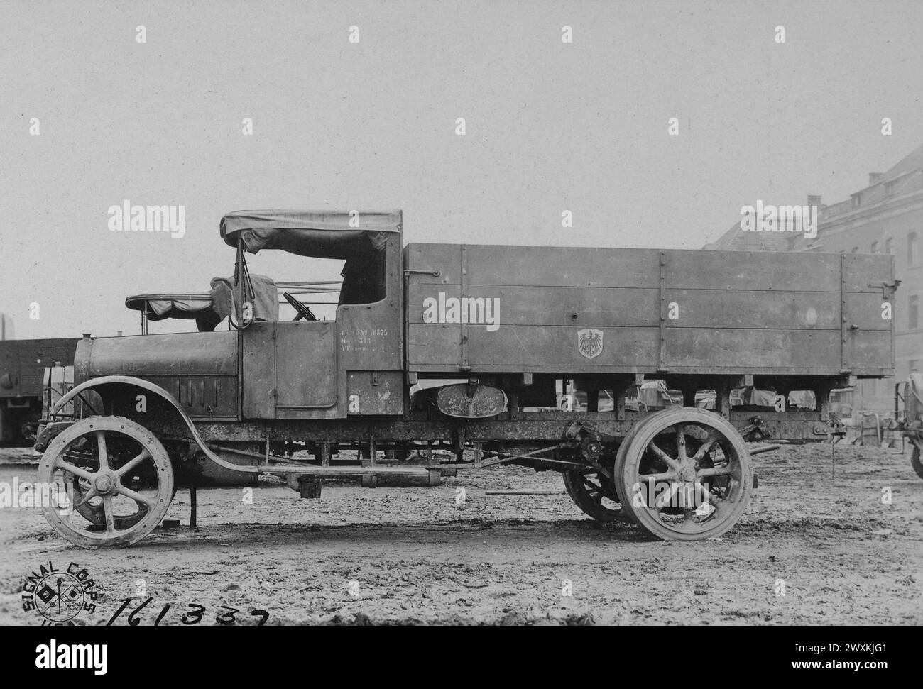 Truck army classic Black and White Stock Photos & Images - Alamy