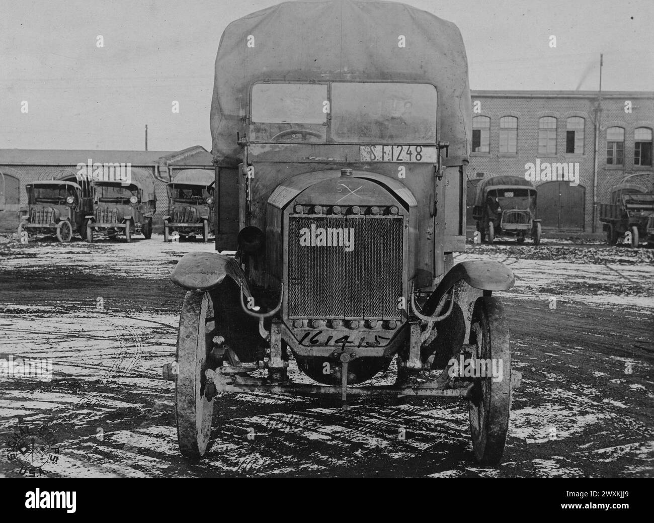 GERMAN TYPE OF TRUCKS. Front view of ARBENZ trucks Motor Transport ...