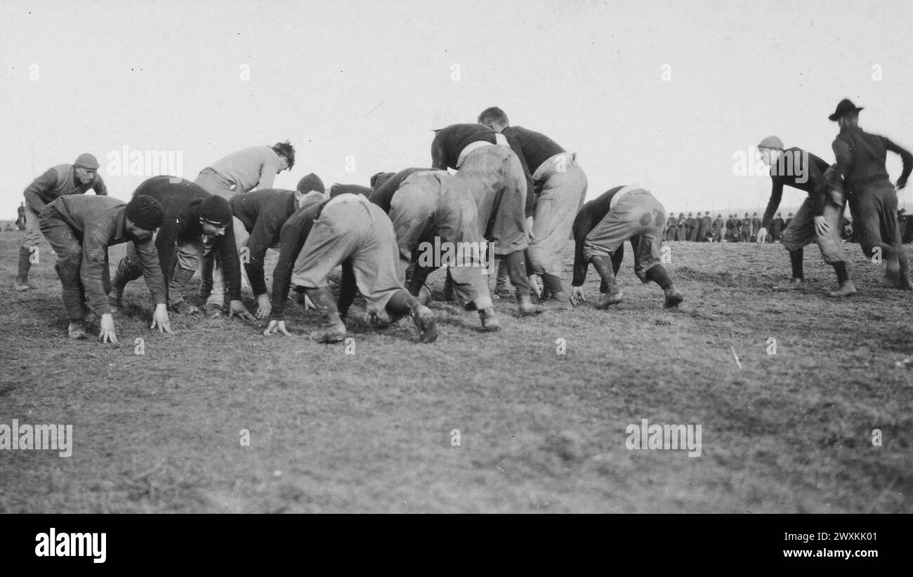 U s marines playing football Black and White Stock Photos & Images - Alamy