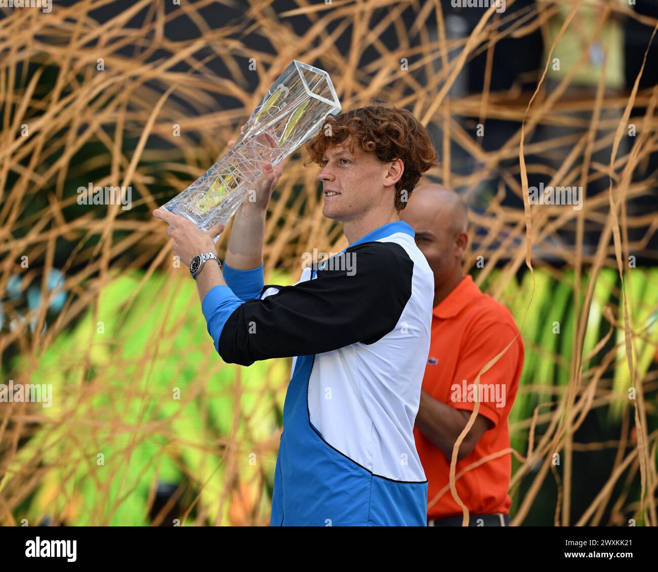 Jannik sinner championship trophy hi-res stock photography and images ...