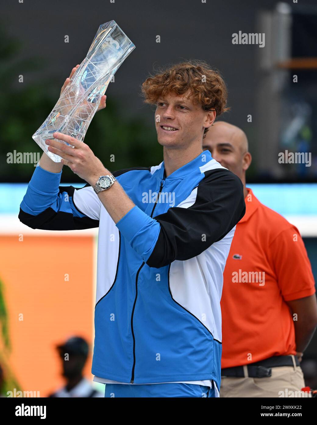 Jannik sinner championship trophy hi-res stock photography and images ...
