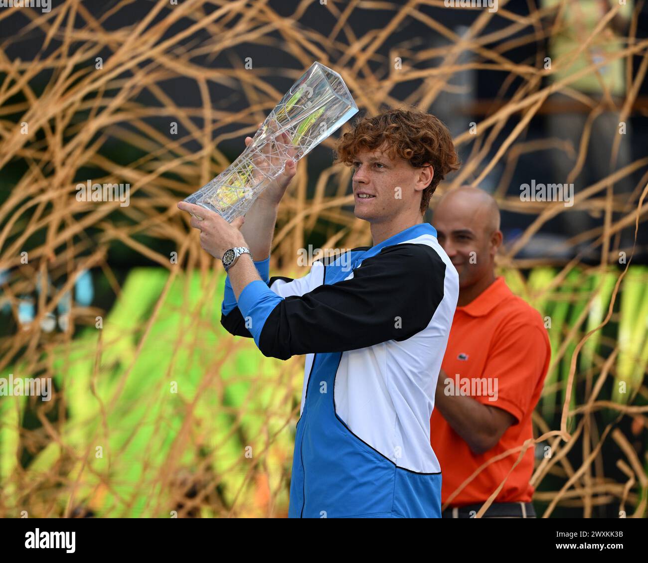 Jannik sinner championship trophy hi-res stock photography and images ...